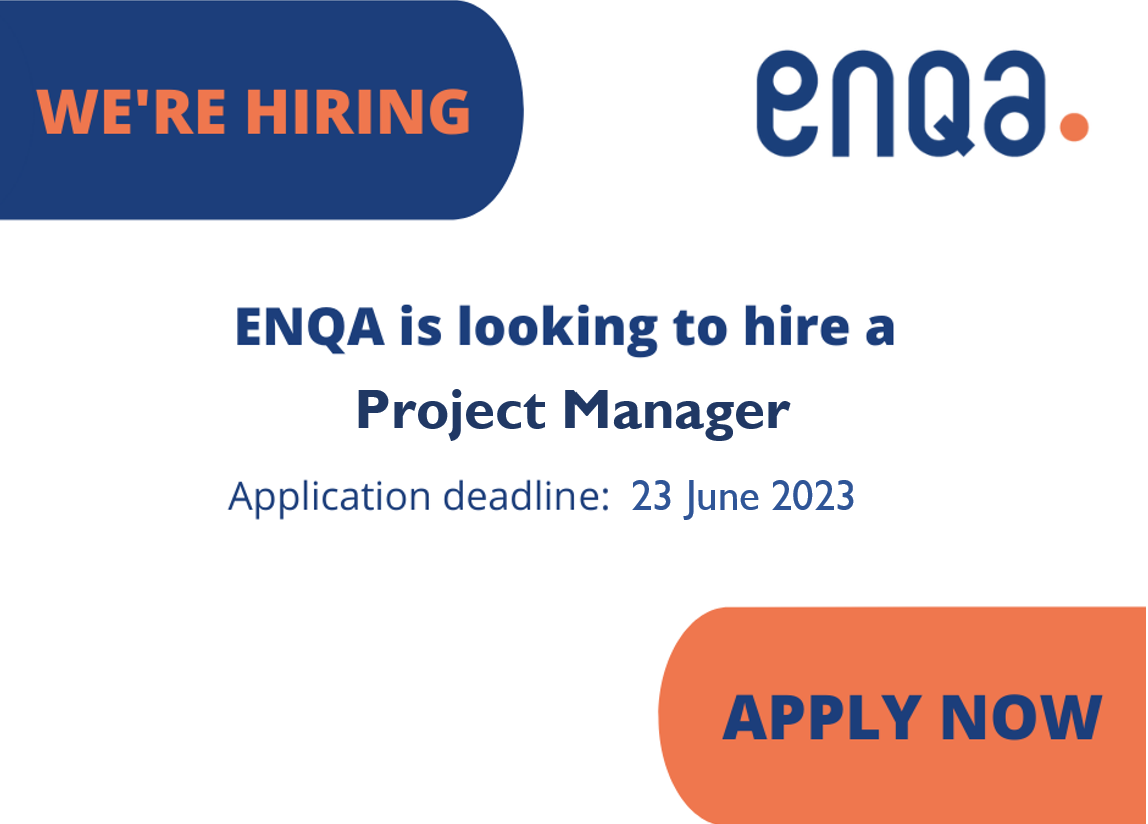 ENQA is looking to hire a Project Manager • ENQA